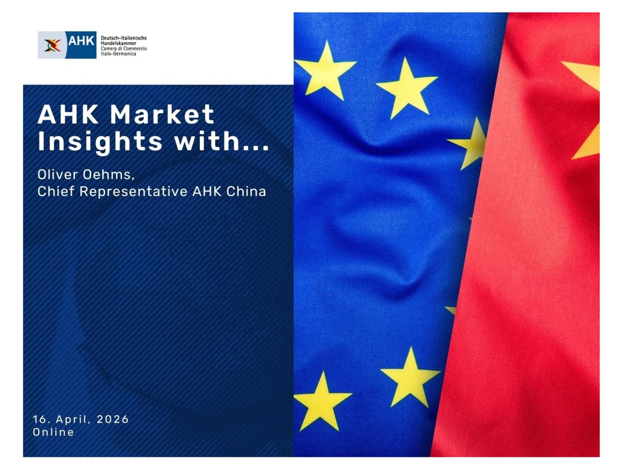 AHK Market Insights with Oliver Oehms, AHK China